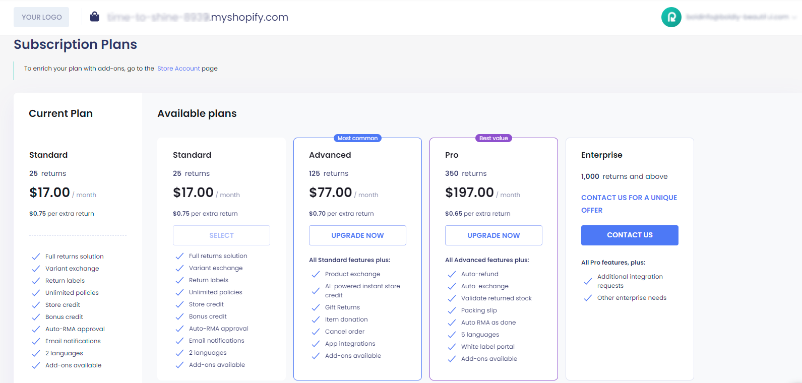 Subscription Plans