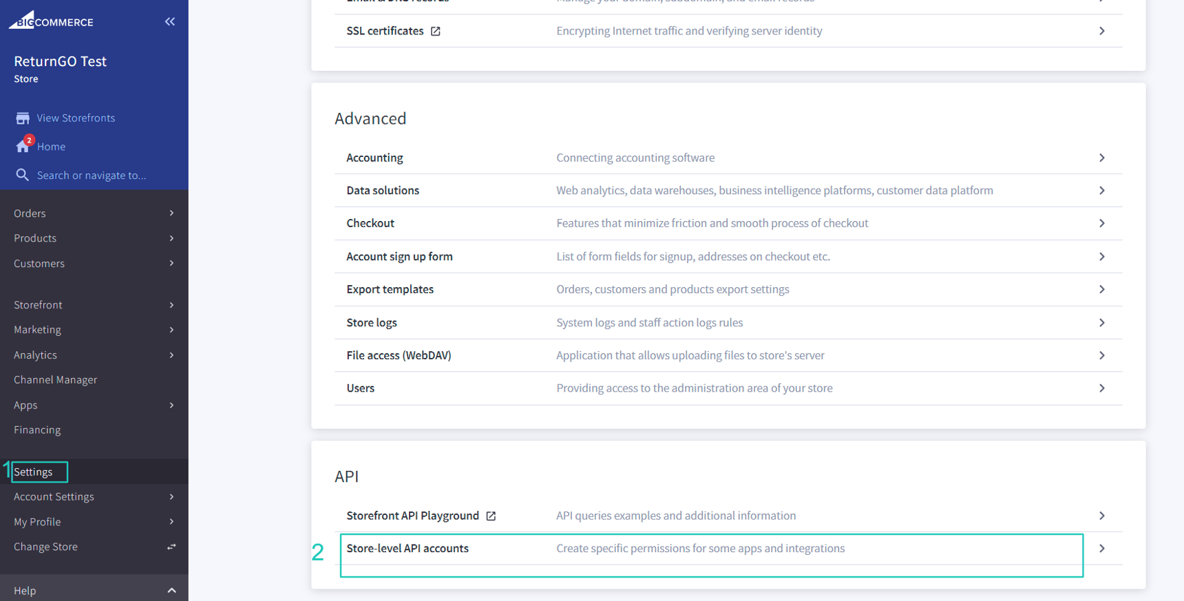 Integrating Your Return Portal to Your BigCommerce Store