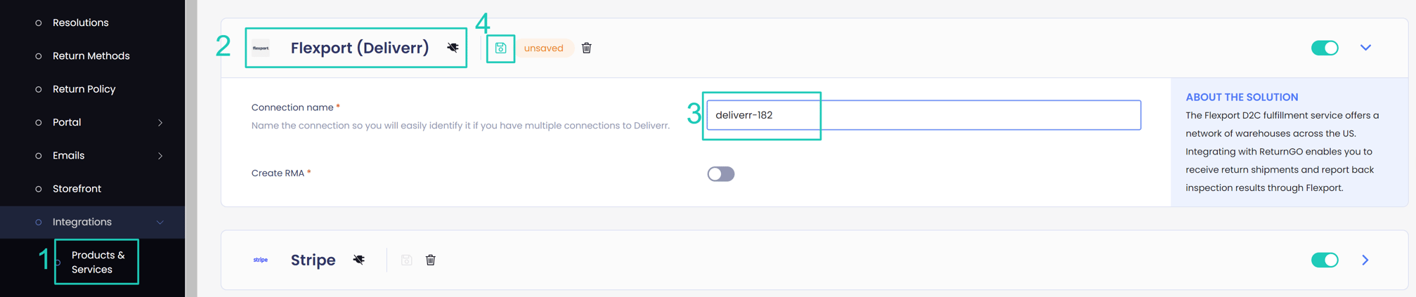Configuring 3PL/WMS per Return Method