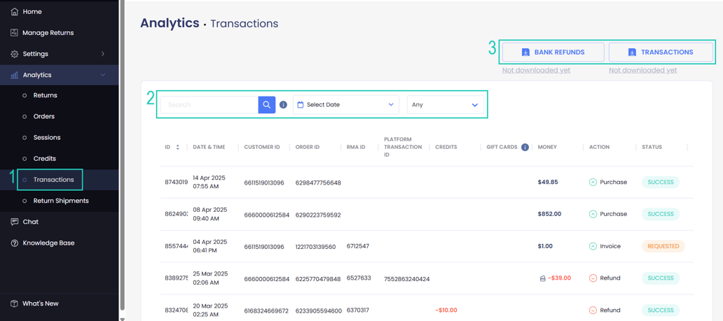 Transactions