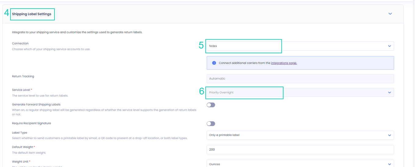 Integration With FedEx