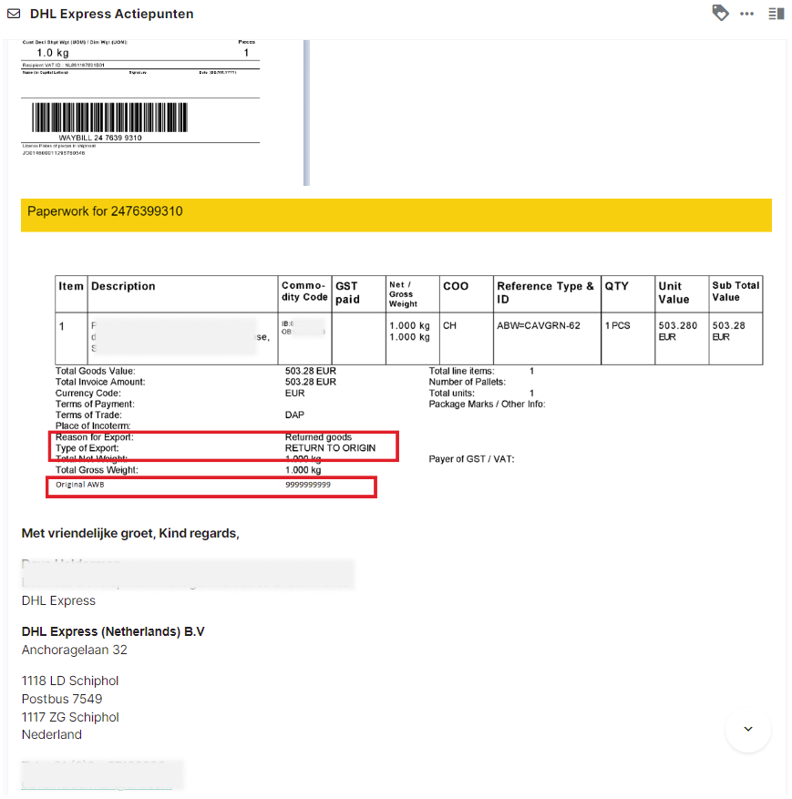 Integration With DHL Express