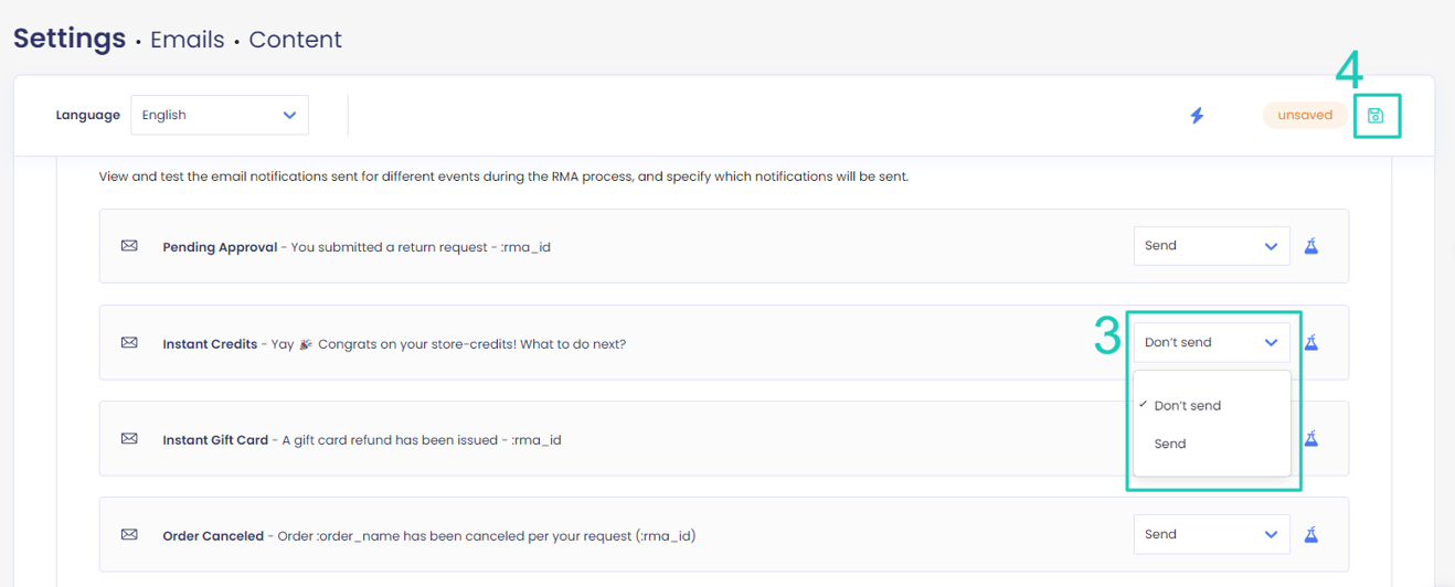 Customizing Email Notifications