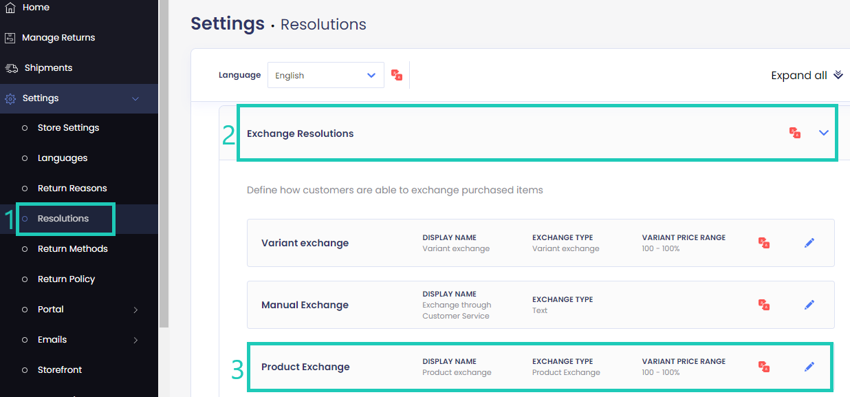 Product Exchange (Legacy)