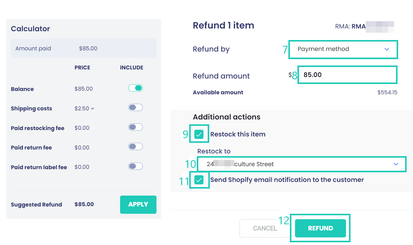 Refund Calculator