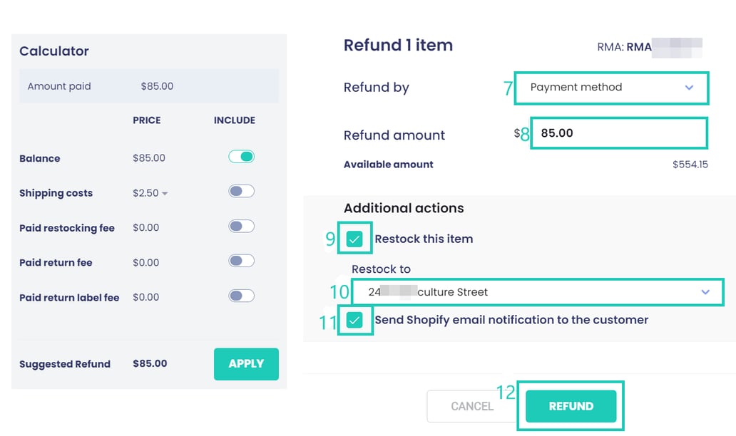 Refund Calculator