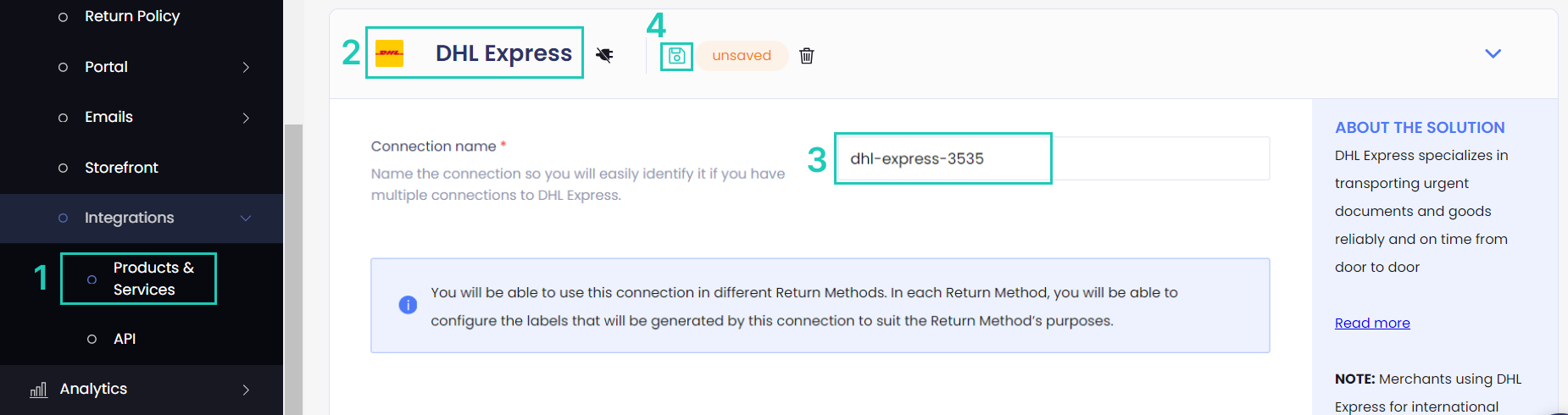 Integration With DHL Express