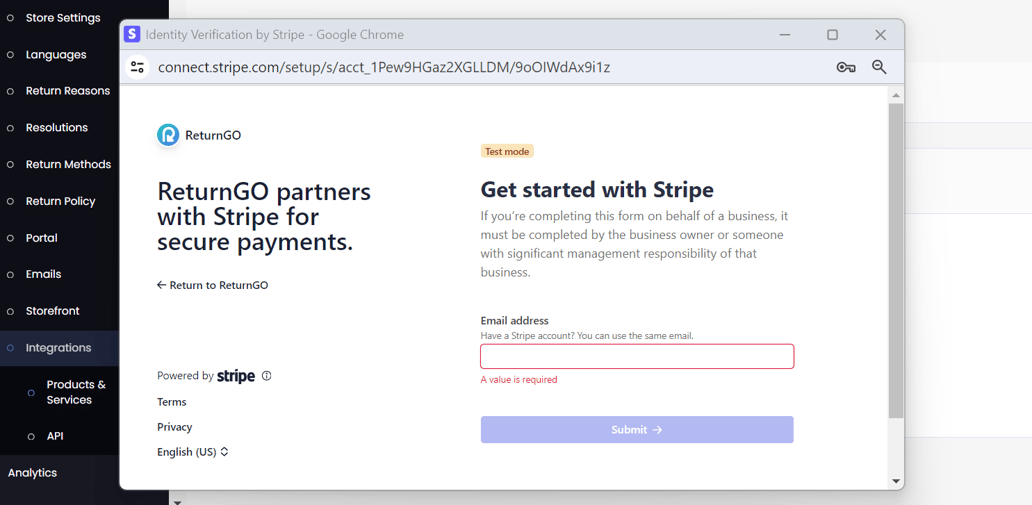 Integration With Stripe