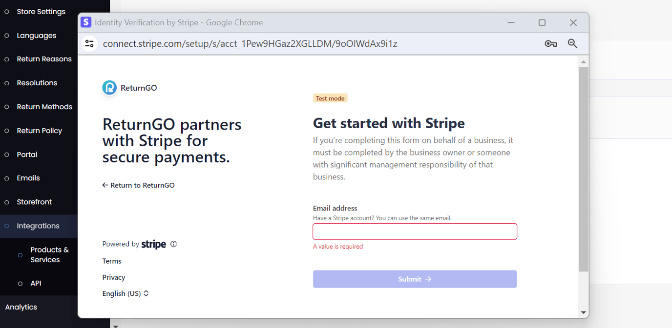 Integration With Stripe