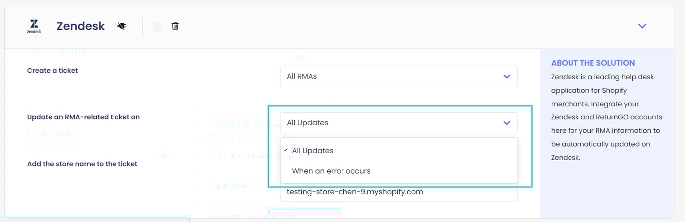 Integration With Zendesk